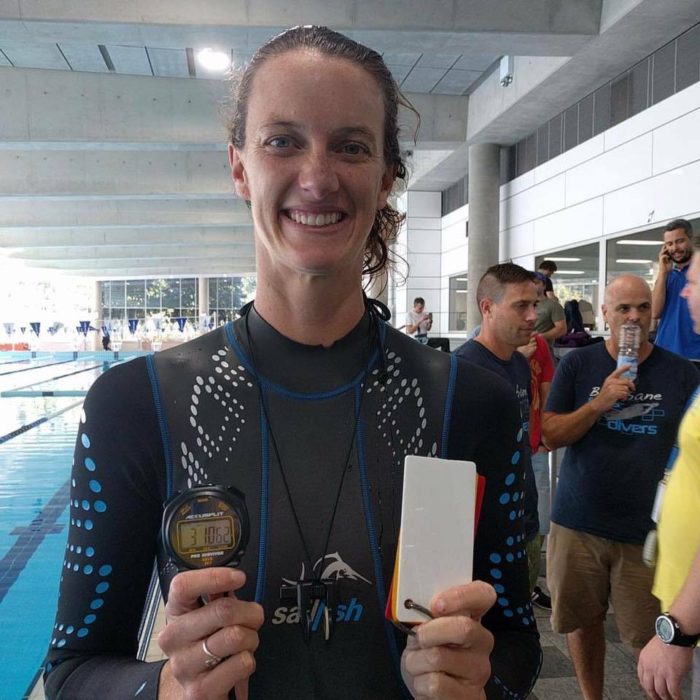 USA Freediving | Jackie Dent breaks US National Record-DNF 142 meters